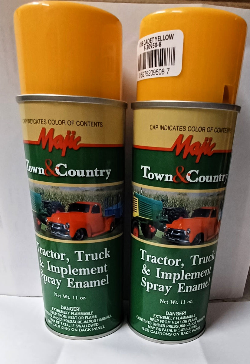 2 Can of Yellow Tractor and Implement Spray Paint for IH Cub Cadet