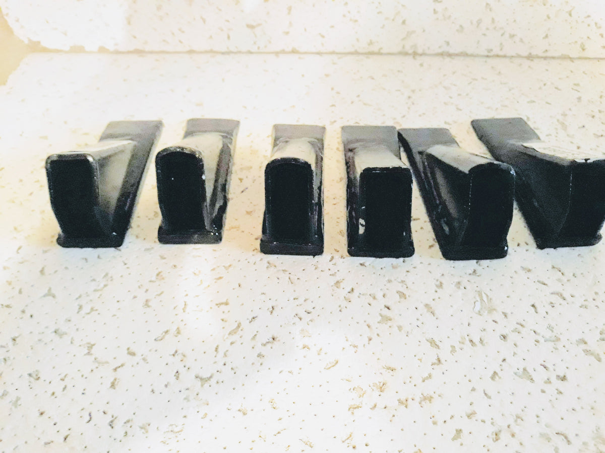 6 pack of Box blade scape blade ripper shanks points tips for 3/4" thk